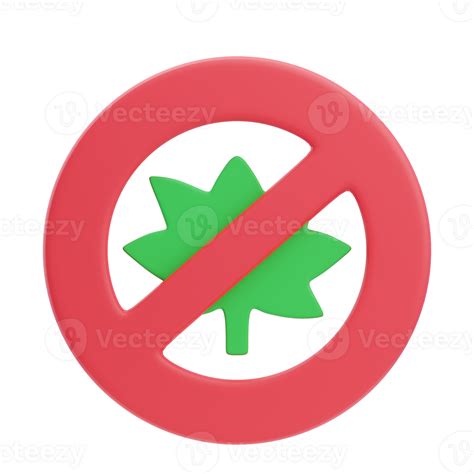 No Illegal Substances Sign 3d Model 51797671 Png