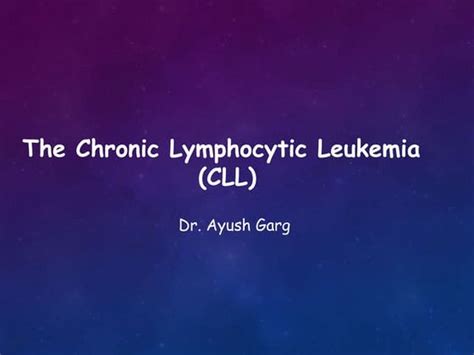 Chronic Myeloid Leukemia Cml Ppt