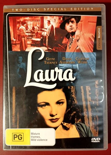 Laura Special Edition 1944 2 Disc Dvd Region 4 Gene Tierney