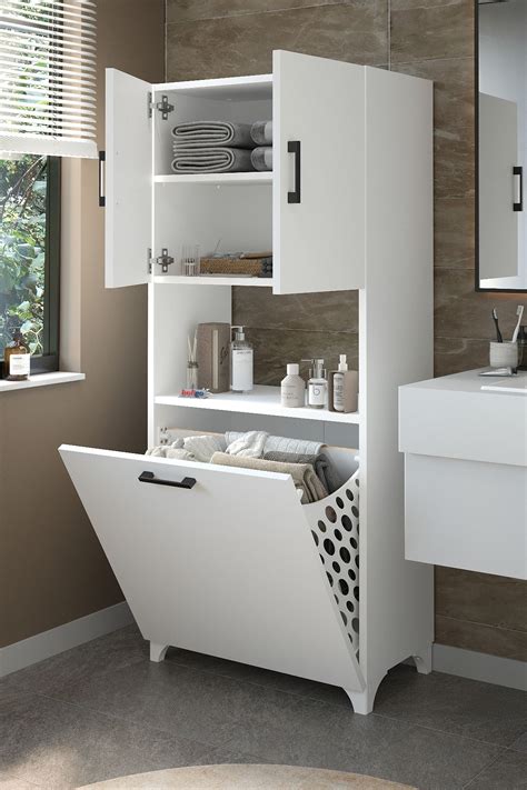 სააბაზანოს კარადა თეთრი Bf 754