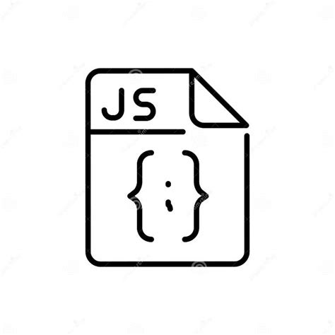 Ppt File Color Line Icon Format And Extension Of Documents Stock