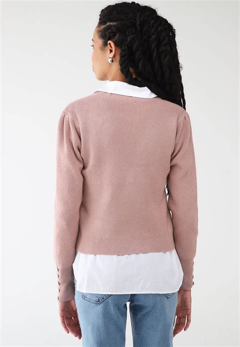 Cardigan Tricot Facinelli Reto Com Botões Nude Compre Agora Dafiti