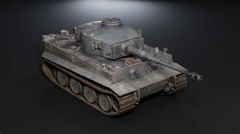3d Tiger Tank Model Turbosquid 2192690