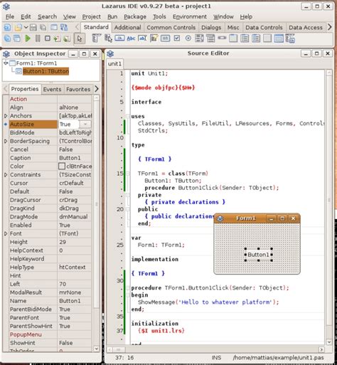 Lazarus For Cross Platform Development Linux Journal