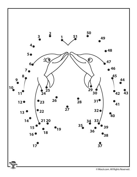 Dot To Dot Dolphin Preschool Coloring Printables Free And Fun
