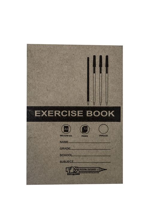 Exercise Books A5 Unruled 72 Page Pmb Office National