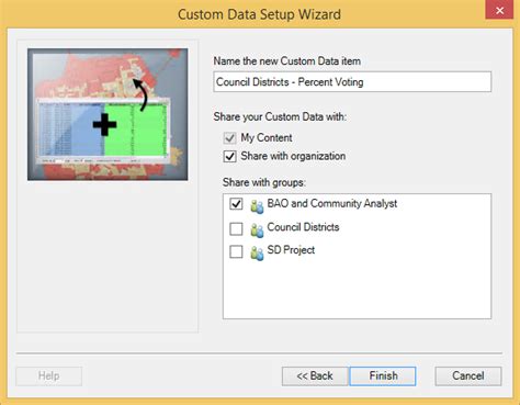 Create Custom DataArcMap Documentation