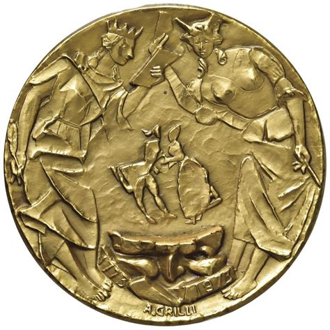 At Auction Angelo Grilli Angelo Grilli 1932 2015 Medaglia Coniata