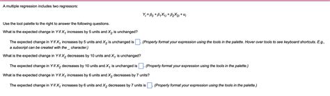 answered a multiple regression includes two… bartleby