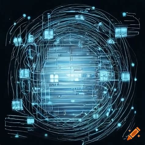 ultra realistic depiction of tcp ip network connections on craiyon