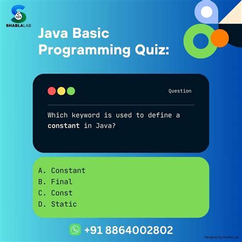shabla lab on linkedin javabasics programmingquiz javafundamentals codequiz learnjava…