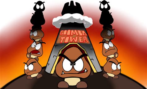 Goomba Tower By Raginjd On Deviantart