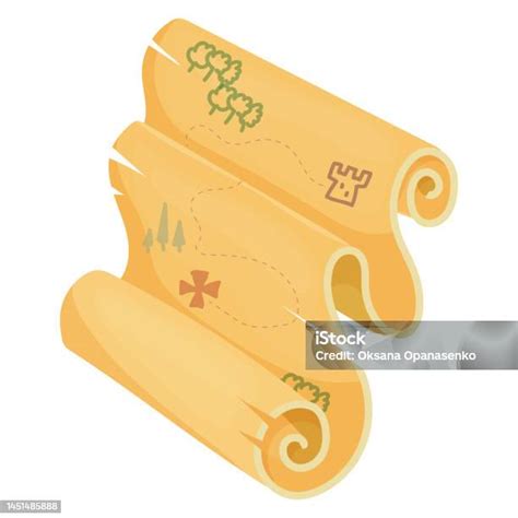 고대지도 양피지 두루마리 고대 원고 고대 접힌 문서 보물 찾기 메시지 페이지 양피지 역사적인 찢어진 종이 벡터 일러스트 레이 션 0명에 대한 스톡 벡터 아트 및 기타 이미지