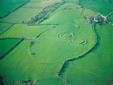 Aerial View Of The Hill Of Tara Show Ing The Mound Of The Hostages Download Scientific