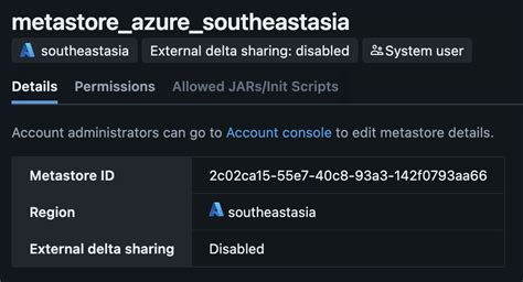 Cannot Enable External Data Access For Unity Catalog Metastore In Azure