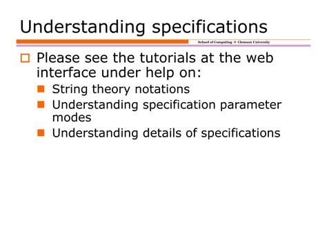 Ppt Introduction To Components And Specifications Using Resolve