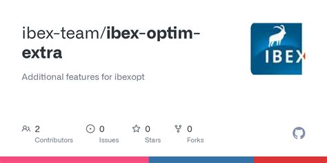 Github Ibex Teamibex Optim Extra Additional Features For Ibexopt