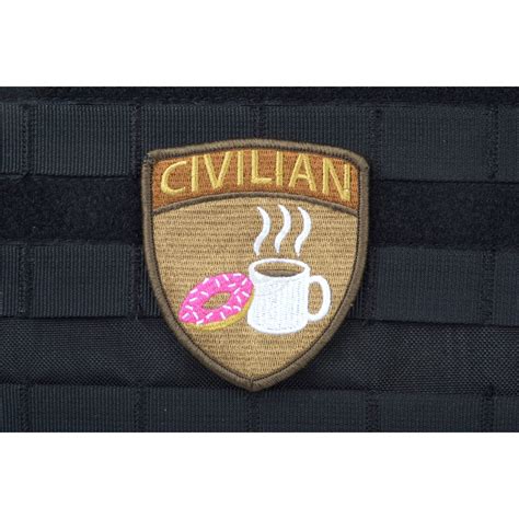 Ams Civilian Patch Full Color Premium Hi Fidelity Patch Series Airsoft Megastore