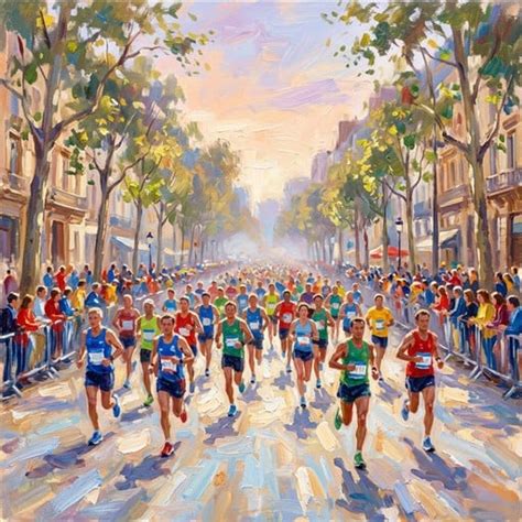 Free Marathon Runners Racing Image Marathon Runners Athletes