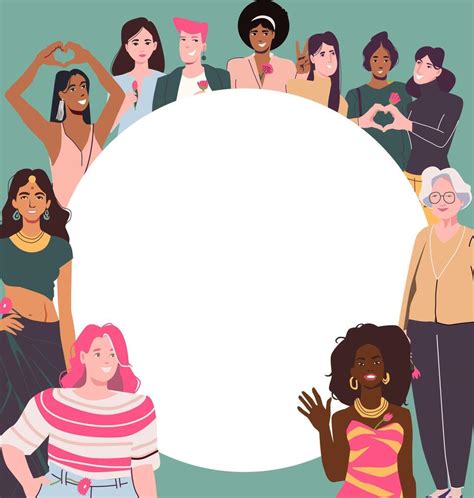 Diverse Women Celebrating Unity And Empowerment 53953698 Vector Art At