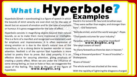 Hyperbole Examples Math