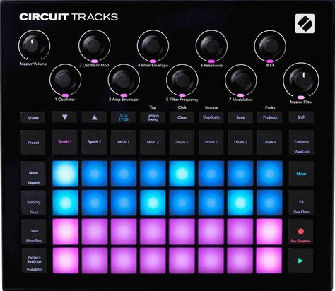 Novation Circuit Tracks Powerful Groovebox Synth