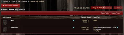 How The Console Bug Fixing Is Going So Far R7daystodie
