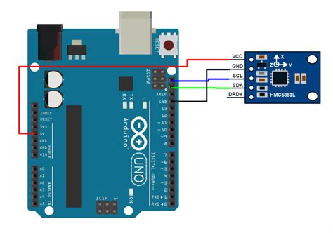 How To Interface Magnetometer Hmc5883l With Arduino Uno Pantechai