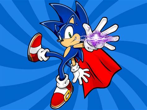 Sonic The Superhero Hedgehog Scrolller