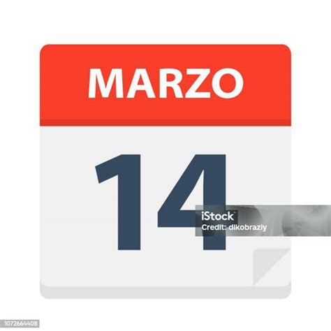 3 월 14달력 아이콘3 월 14 일입니다 벡터 일러스트 레이 션 스페인어 달력 잎의 0명에 대한 스톡 벡터 아트 및 기타 이미지 0명 14 2018년 Istock