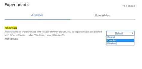 How To Enable Tab Groups Feature In Google Chrome Browser