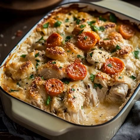 Casserole De Poulet Millionnaire Au Fromage Un Plat Réconfortant Et
