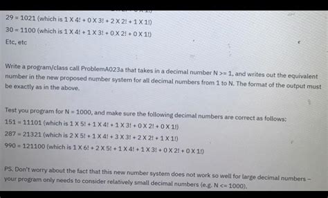 Solved A New Number System Based On Factorials Is Being