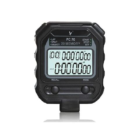 30 Memory Electronic Stopwatch Digital Timer Professional Running Stop