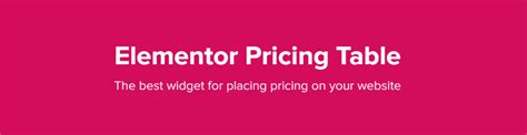 List Of 8 Great Elementor Pricing Table Addon Ltheme