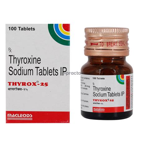Thyrox 25 Mcg Tablet Uses Dosage Side Effects Price Composition