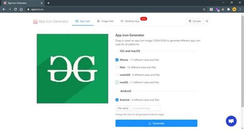 Flutter Changing App Icon GeeksforGeeks
