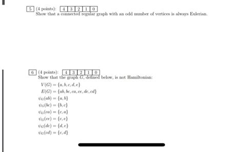 Solved Points Show That A Connected Regular Chegg