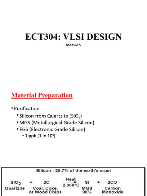 Vlsi Module 5 Pdf