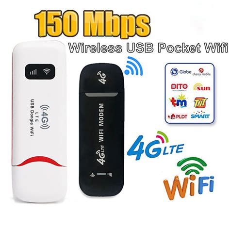 4g Lte Wireless Router Usb Dongle 150mbps Modem Stick Mobile Broadband Sim Card Wireless Wifi