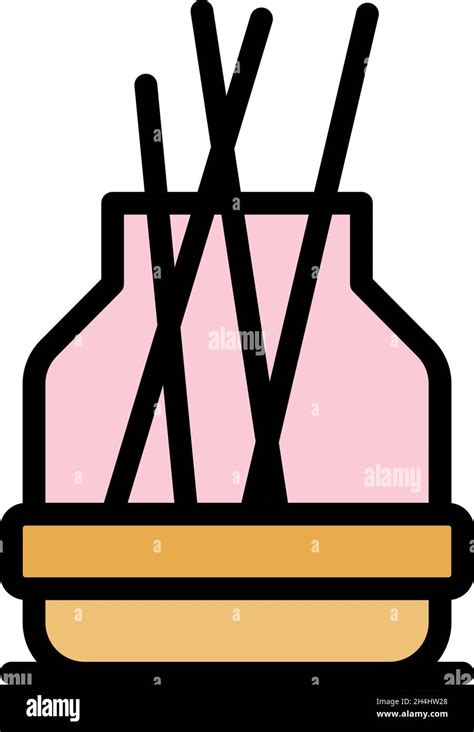 Therapy Diffuser Icon Outline Therapy Diffuser Vector Icon Color Flat Isolated Stock Vector