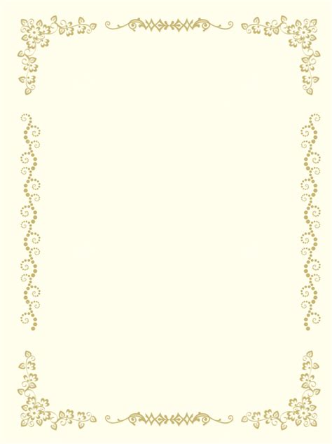 Simple And Atmospheric European Border Background Wallpaper Image For Free Download Pngtree