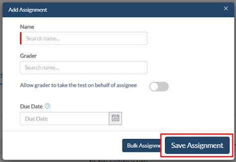 How To Assign A Test