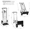Cosco 4 In 1 Folding Series Hand Truck With Flat Free Wheels