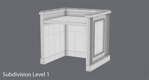Witness Stand 3d Model 29 Max Gltf Obj Ma Upk Unitypackage