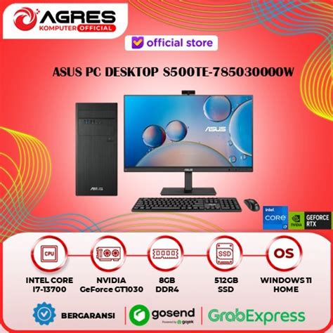 Promo Asus Pc Desktop S Te W I Gt Gb Gb Inc Cicil X