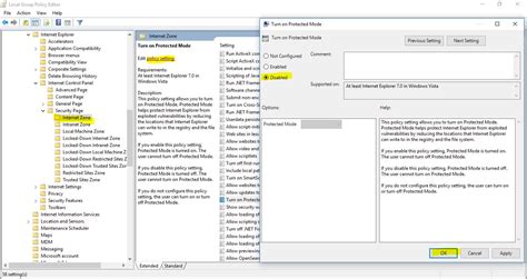 How To Disable Protected Mode In Internet Explorer Windows 10