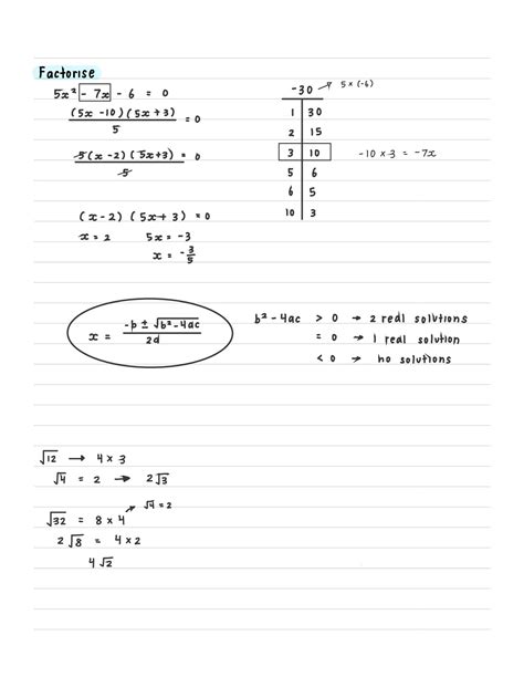 Solution Igcse Math Formulas U Need Studypool