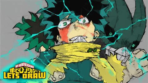 Lets Draw A Rare Angry Expression Of Deku Youtube