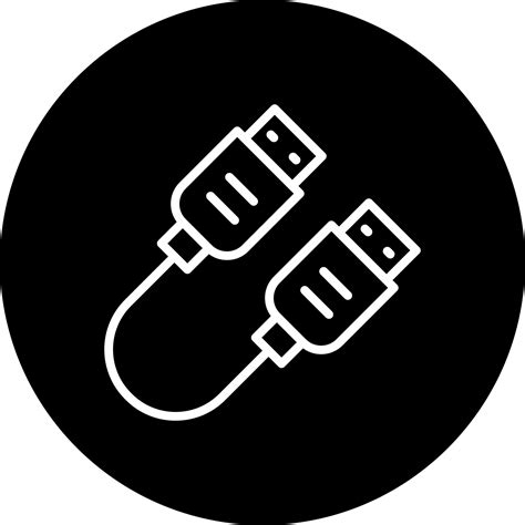 Usb Plug Vector Icon Vector Art At Vecteezy